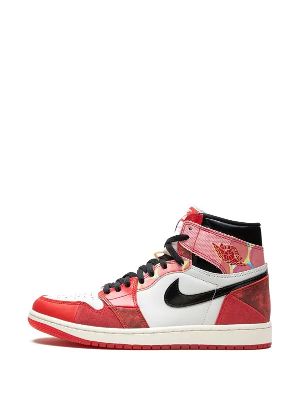 JORDAN Air 1 High Og Spider-verse Sneakers - Red