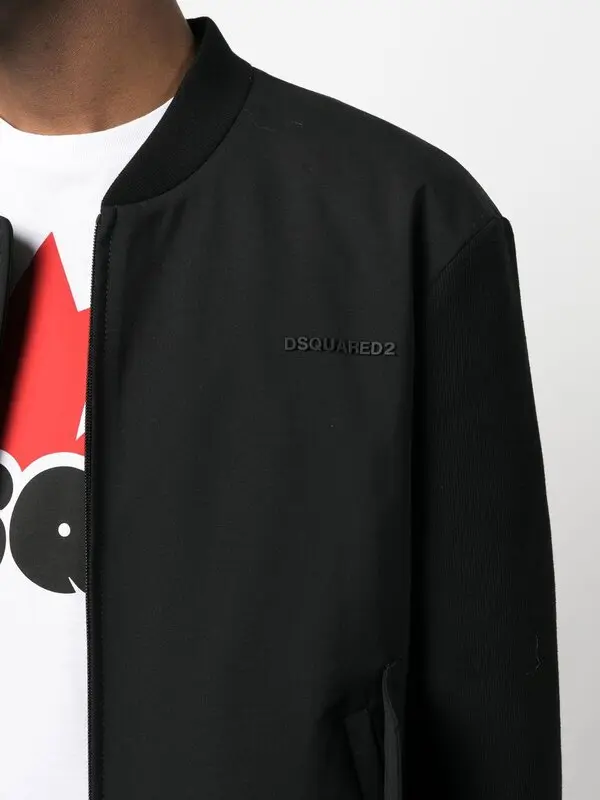 Dsquared2 Flap Pockets Bomber Jacket
