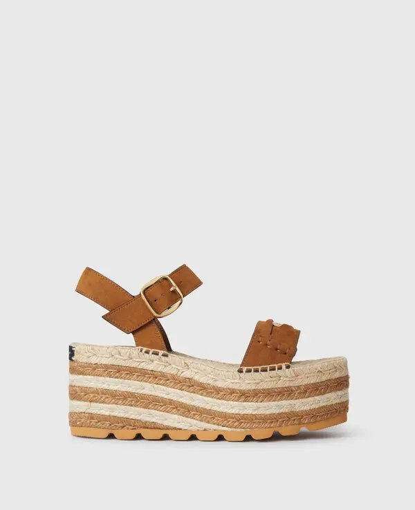 Stella McCartney Gaia Platform Espadrille Wedges