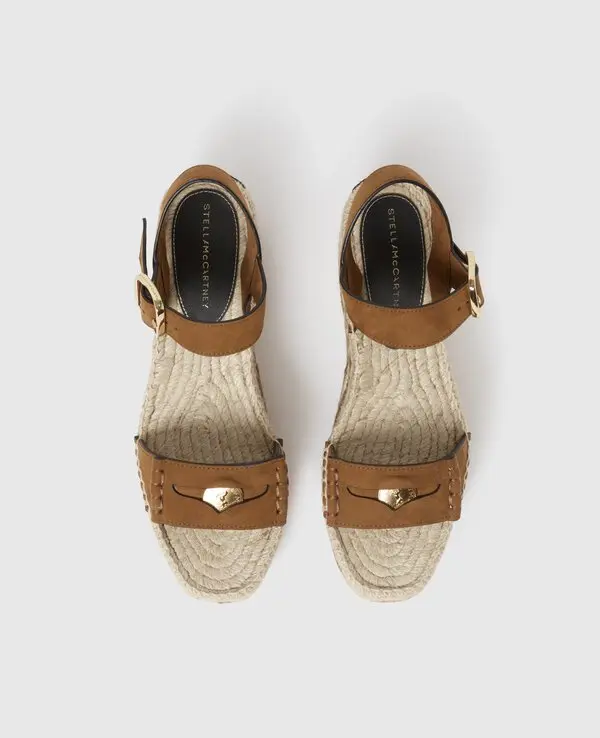 Stella McCartney Gaia Platform Espadrille Wedges