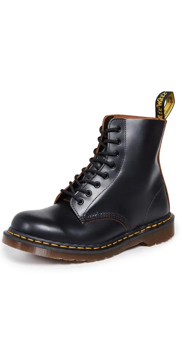 Dr. Martens 1460 Vintage 8 Eye Boots - Black