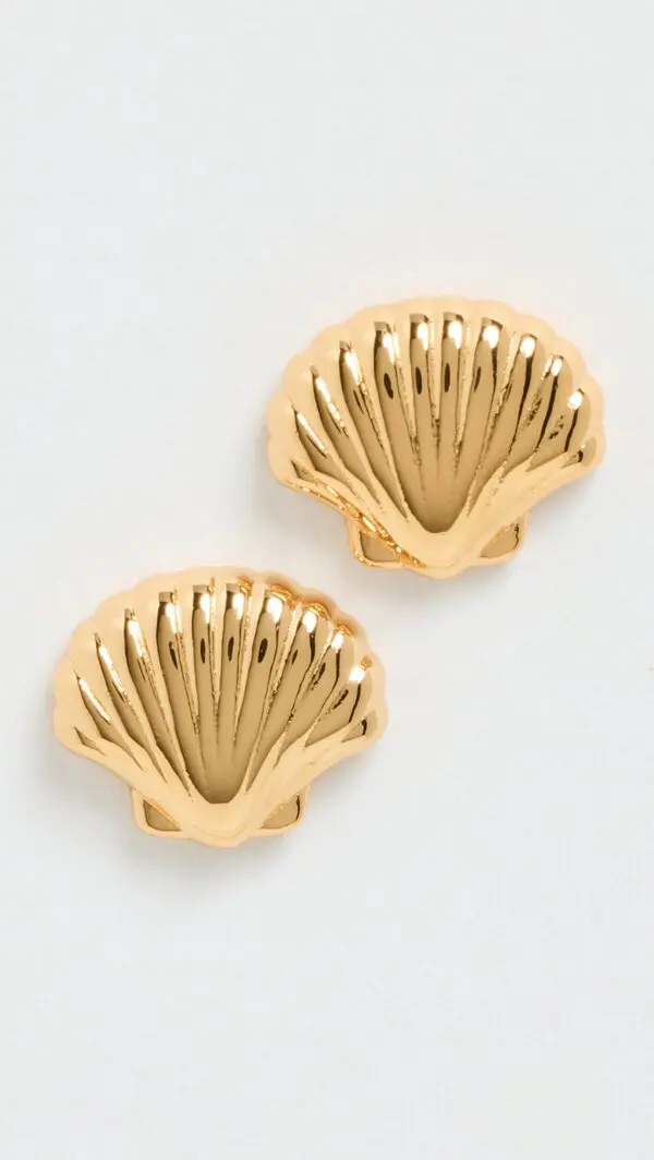 Lele Sadoughi Coquille Stud Earrings