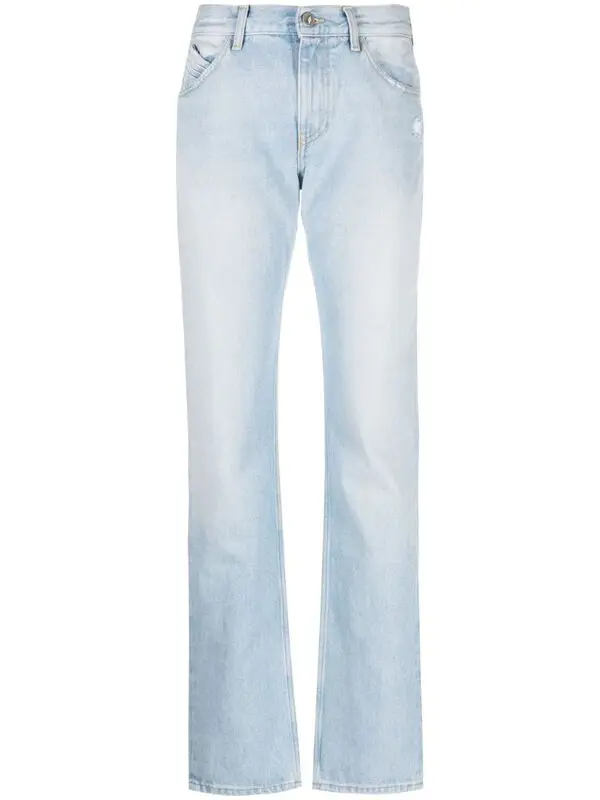 Attico High-waisted Straight-leg Jeans