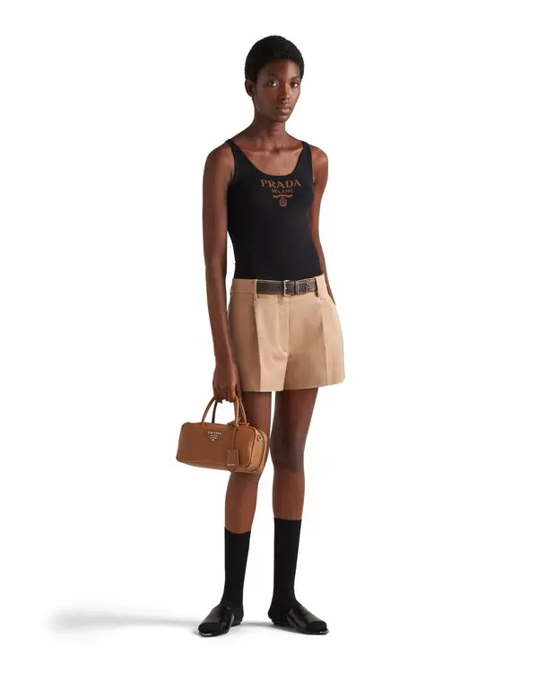 Prada Silk Tank Top - Black