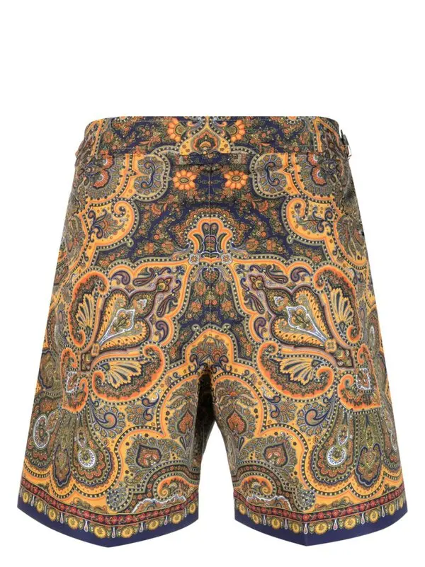Orlebar Brown Bulldog Mystique Paisley Swim Shorts - Blue