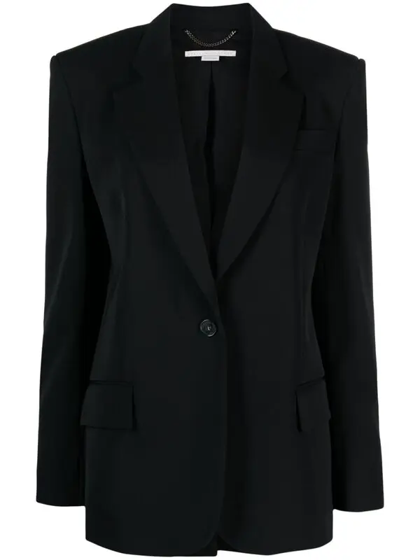 Stella McCartney Single-breasted Blazer - Black
