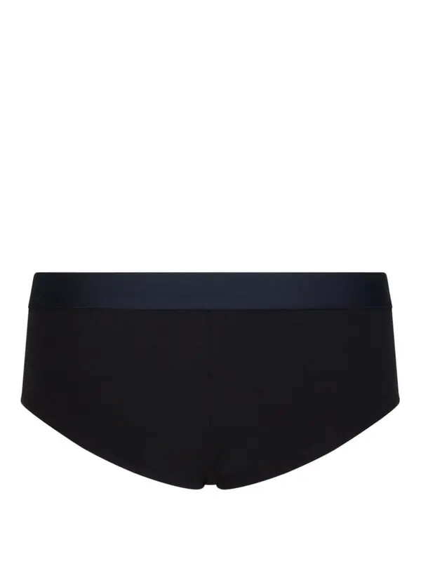 Dolce & Gabbana Logo-waistband Briefs - Black