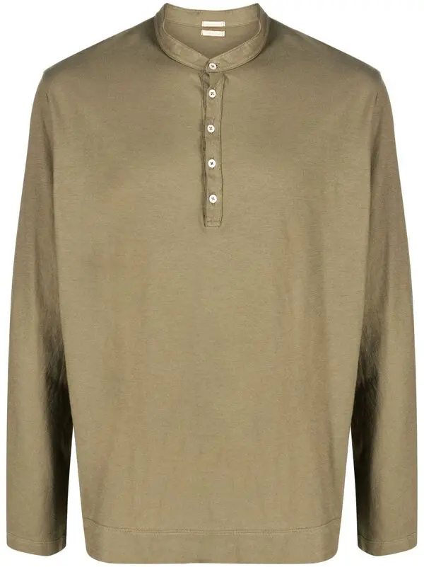 Massimo Alba Long-sleeve Cotton Henley Shirt