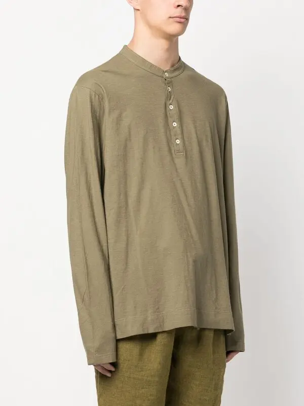 Massimo Alba Long-sleeve Cotton Henley Shirt