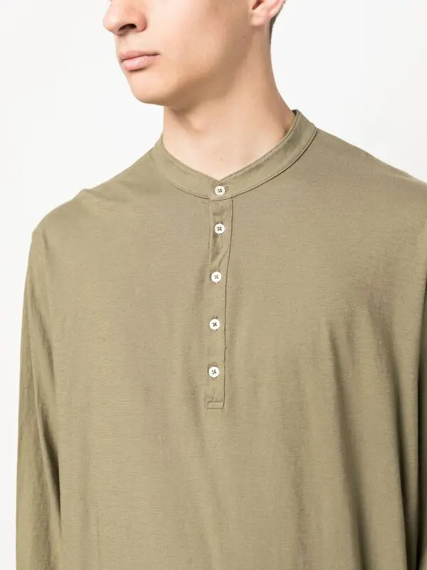 Massimo Alba Long-sleeve Cotton Henley Shirt