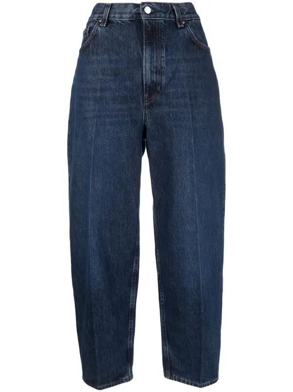 TOTEME Tapered High-waist Jeans - Blue