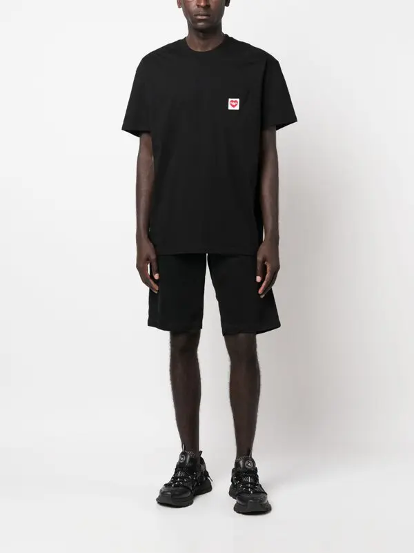 Carhartt Work In Progress Logo-patch Cotton T-shirt - Black