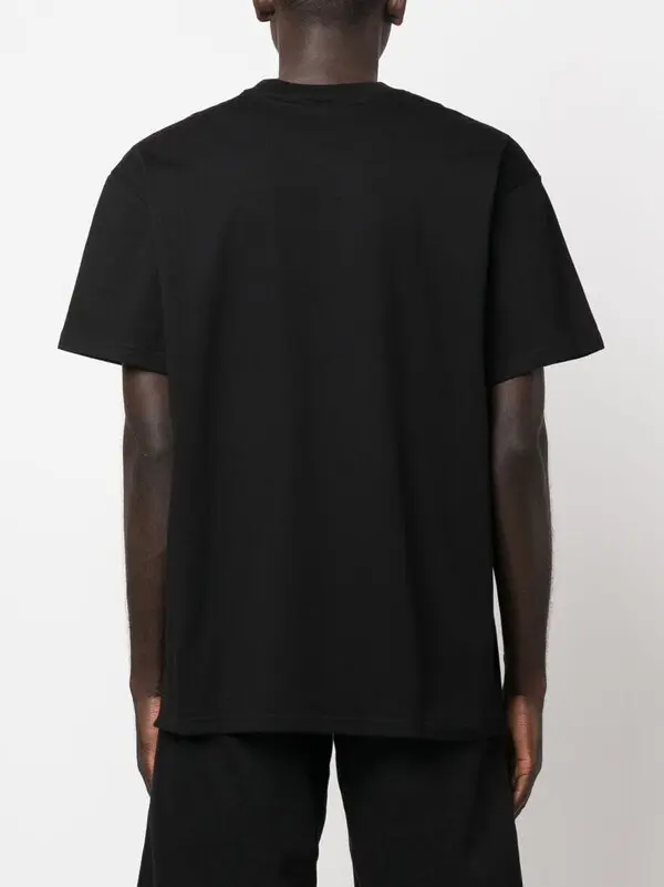 Carhartt Work In Progress Logo-patch Cotton T-shirt - Black