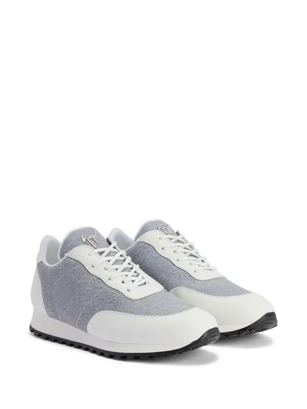 GIUSEPPE ZANOTTI Jimi Running Lace-up Low-top Sneakers - White