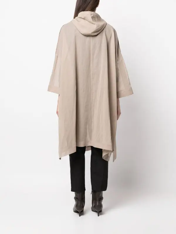 Brunello Cucinelli Monili-embellished Cotton Coat