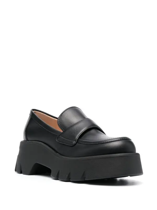 GIANVITO ROSSI 75mm Leather Loafers