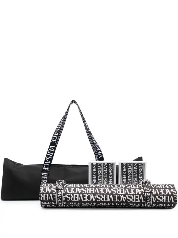 Versace Logo-tape Gym Bag