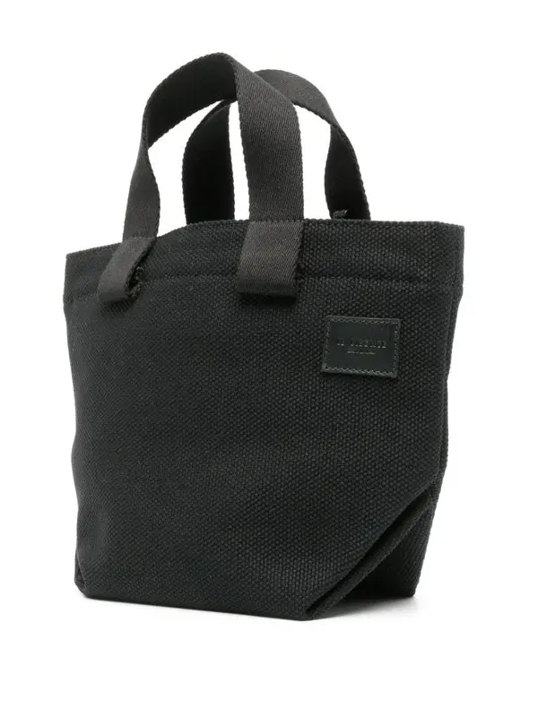 Il Bisonte Logo-patch Tote Bag - Black