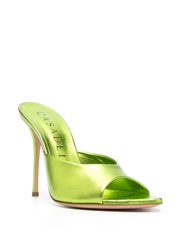 Casadei Julia Ilary Flash Sandals - Green