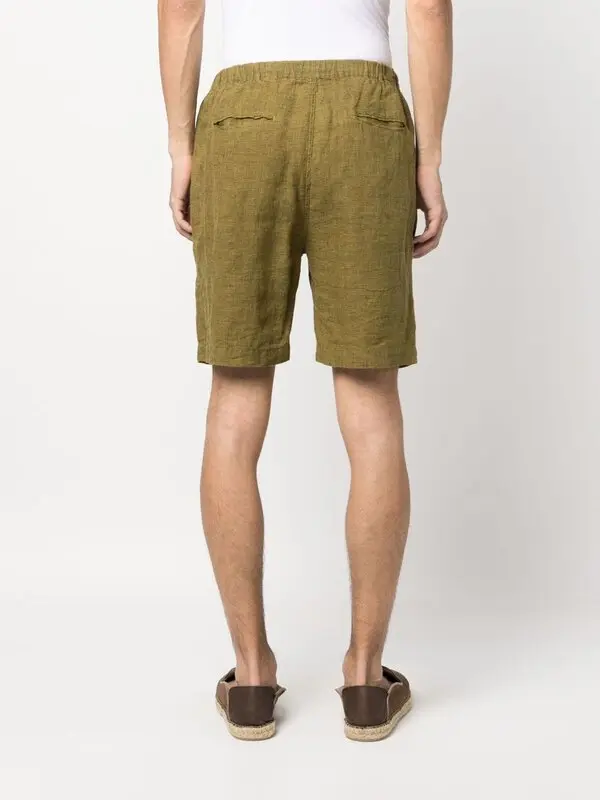 Massimo Alba Drawstring Linen Shorts
