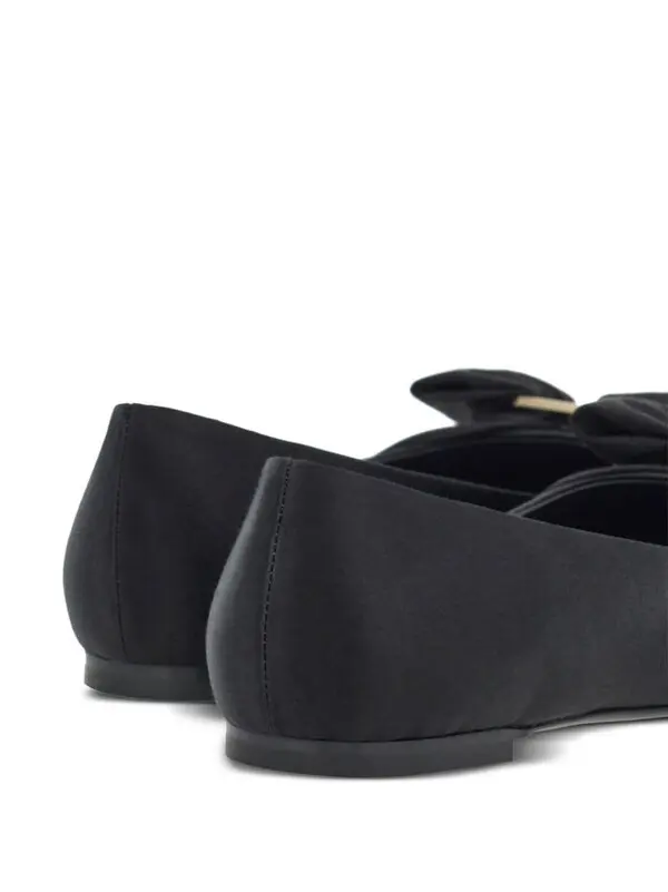 FERRAGAMO Vara Bow-detailing Ballerinas - Black