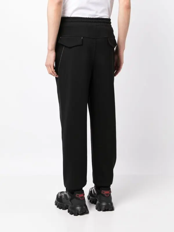 ADER ERROR Logo-embroidered Cotton Drawstring Trousers