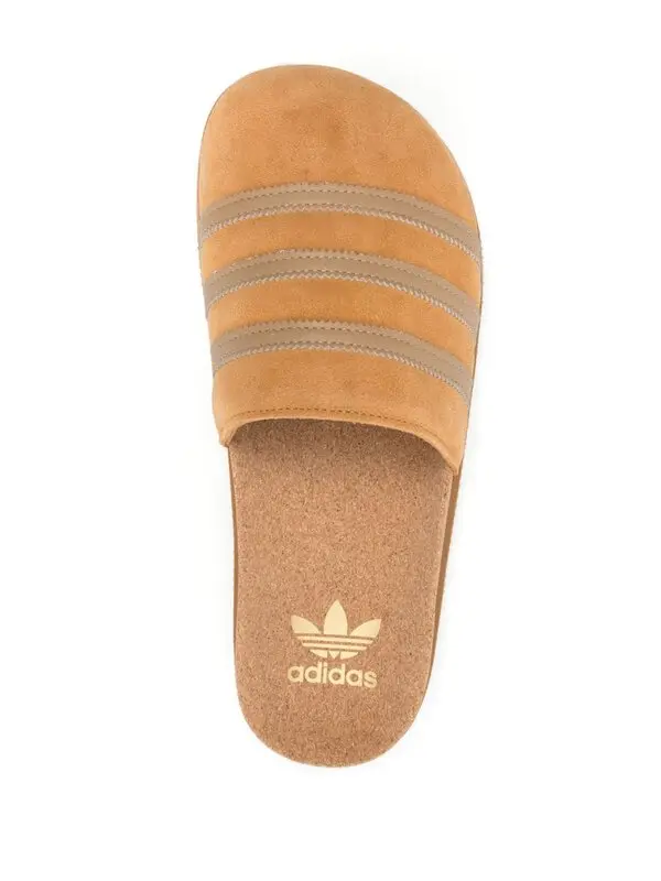 Adidas Adimule Lea Mules - Brown