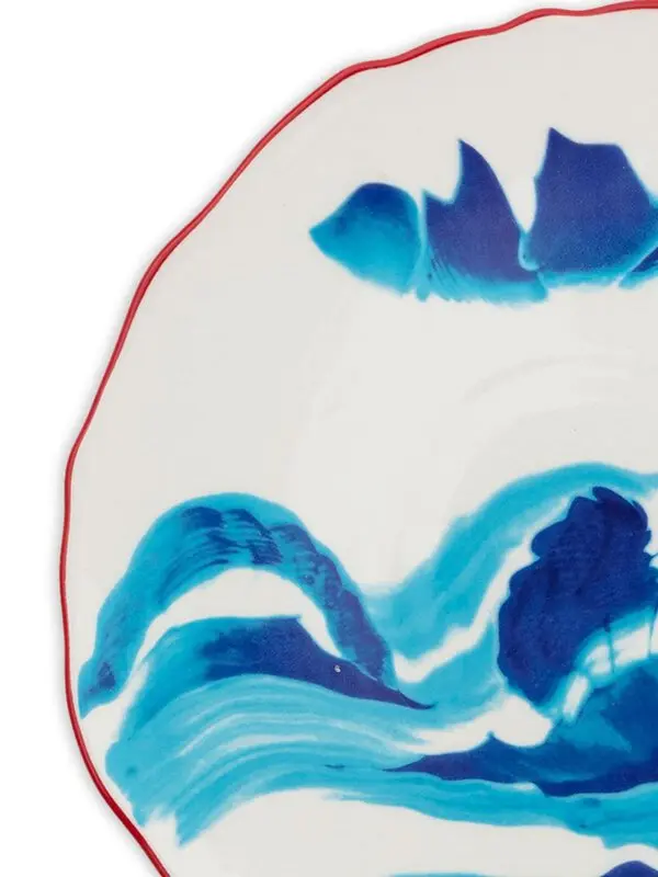 SELETTI Classic On Acid Melting Landscape Dessert Plate