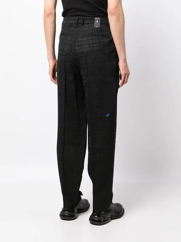 ADER ERROR Pleated Jacquard Trousers