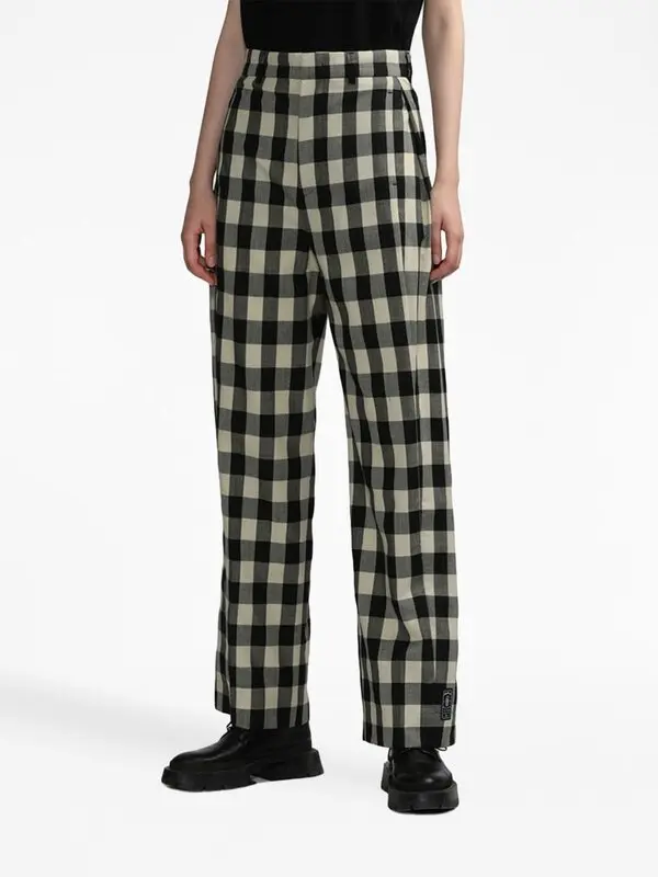 ADER ERROR Gingham Wool Trousers
