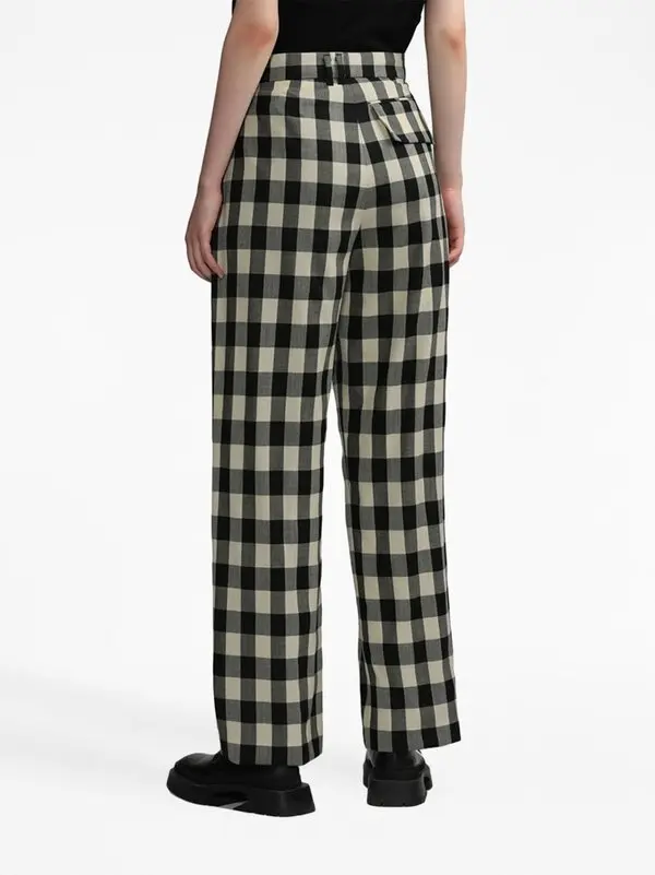ADER ERROR Gingham Wool Trousers