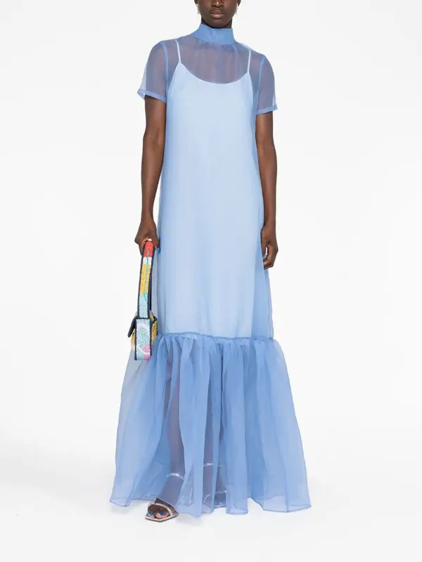 Staud Calluna Organza Maxi Dress