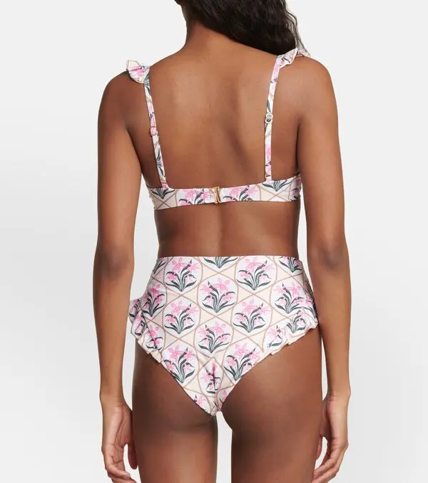Agua Bendita Kiwi Orquidea Bikini Top - Multicoloured