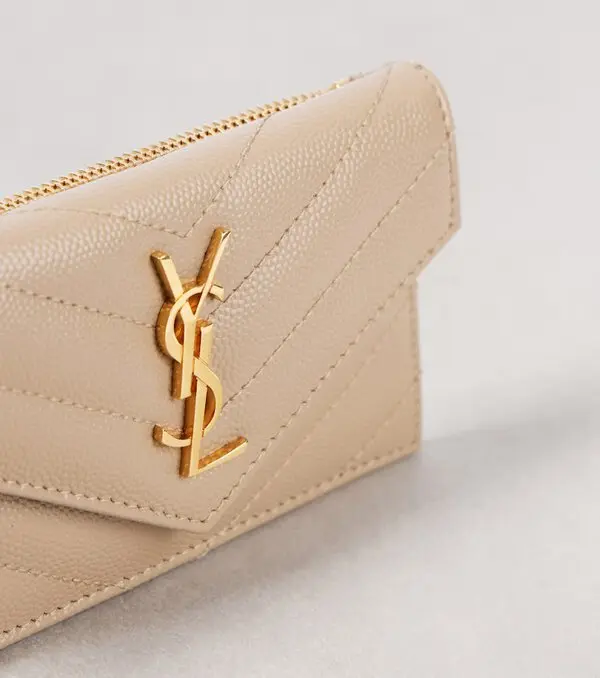 Saint Laurent Cassandre Leather Wallet