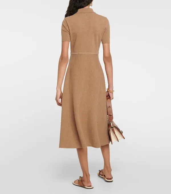 Etro Cashmere, Wool, And Silk Midi Dress