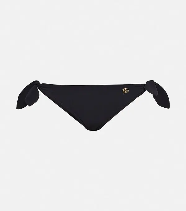 Dolce & Gabbana Logo Tie Bikini Bottoms - Multicoloured