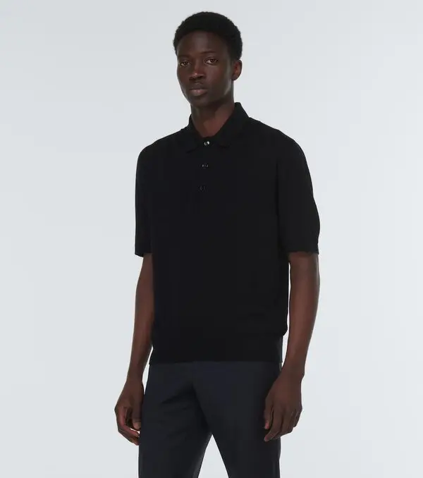 Burberry Wool And Silk Polo Top