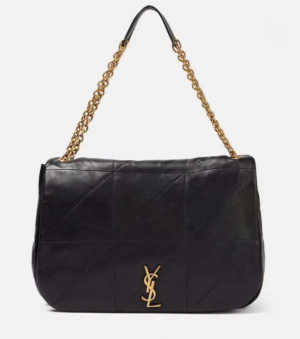 Saint Laurent Jamie 4.3 Leather Shoulder Bag - Black