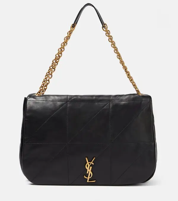 Saint Laurent Jamie 4.3 Leather Shoulder Bag - Black