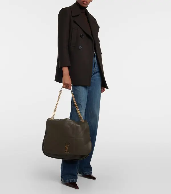 Saint Laurent Jamie 4.3 Leather Shoulder Bag - Brown