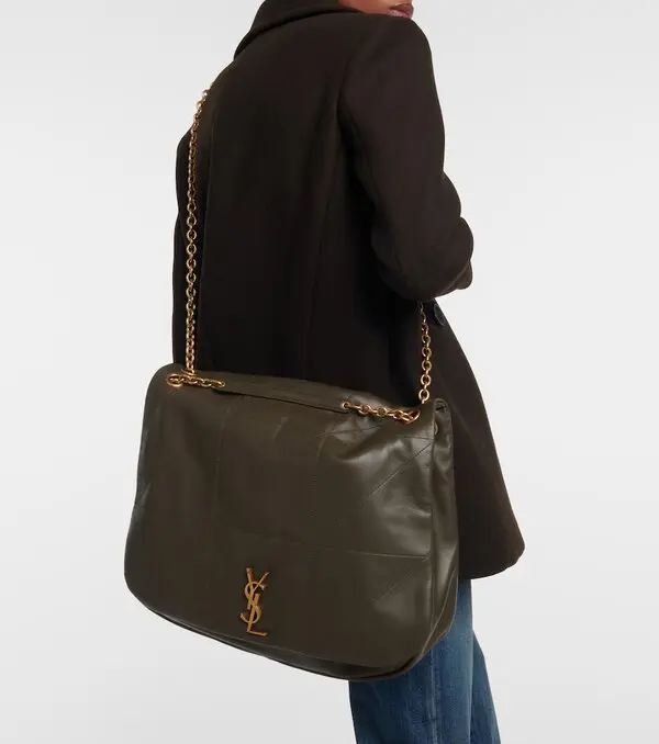 Saint Laurent Jamie 4.3 Leather Shoulder Bag - Brown