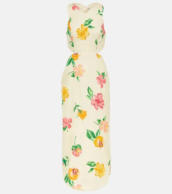 white christmas dresses MADALENA CUT OUT MINI DRESS main image 1