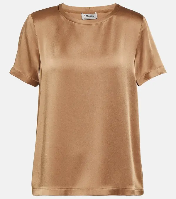Max Mara Rebecca Satin Top