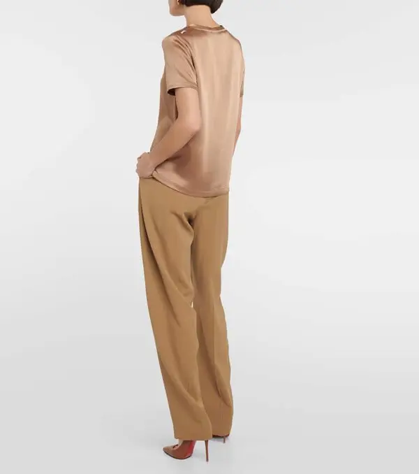 Max Mara Rebecca Satin Top