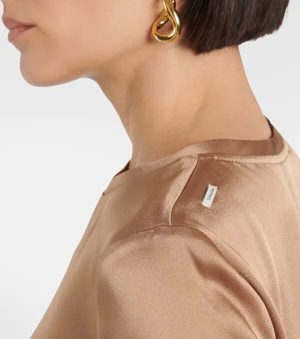 Max Mara Rebecca Satin Top