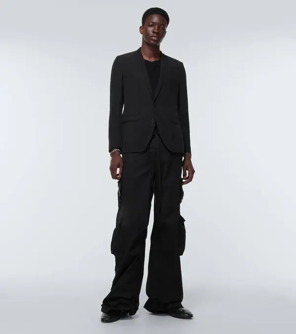 Dolce & Gabbana High-rise Straight Cotton Pants - Black