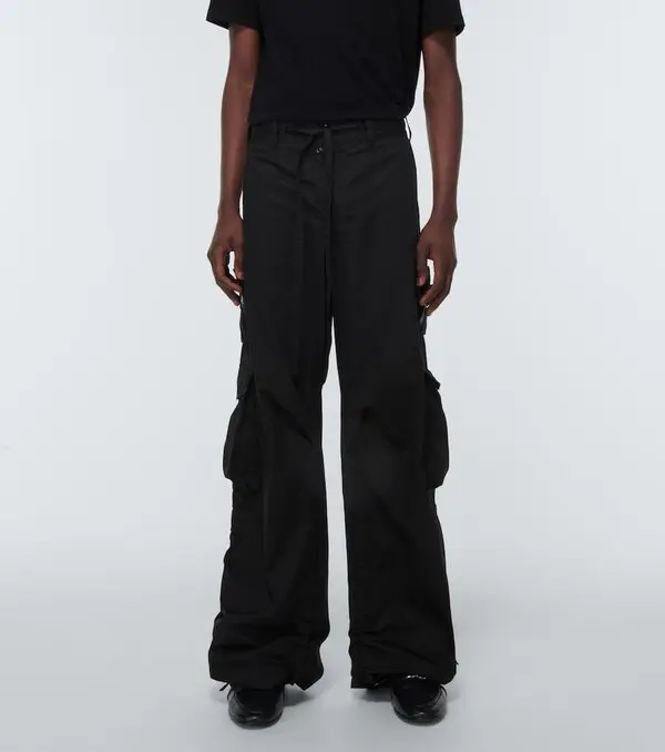 Dolce & Gabbana High-rise Straight Cotton Pants