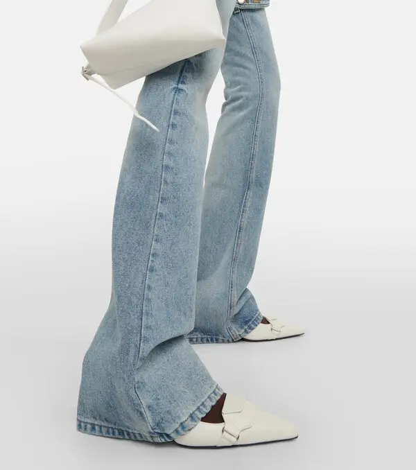 COURREGES Courrèges Mid-rise Bootcut Jeans