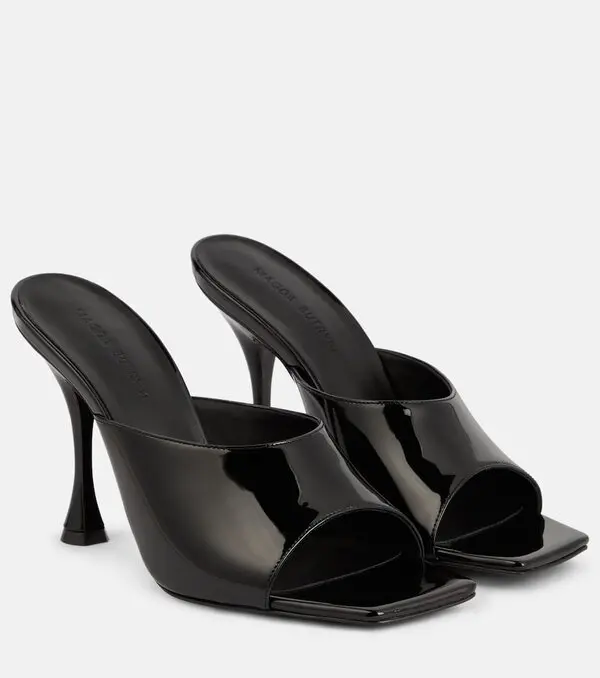 Magda Butrym Crystal-embellished Mules - Black