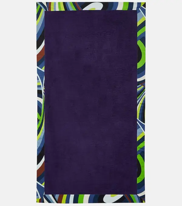 Emilio Pucci Printed Cotton Beach Towel
